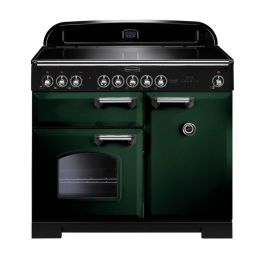 Rangemaster Classic Deluxe 100 Induction Range Cooker (Chrome Details ...