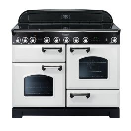 Rangemaster Classic Deluxe 110 Induction Range Cooker (Chrome Details ...
